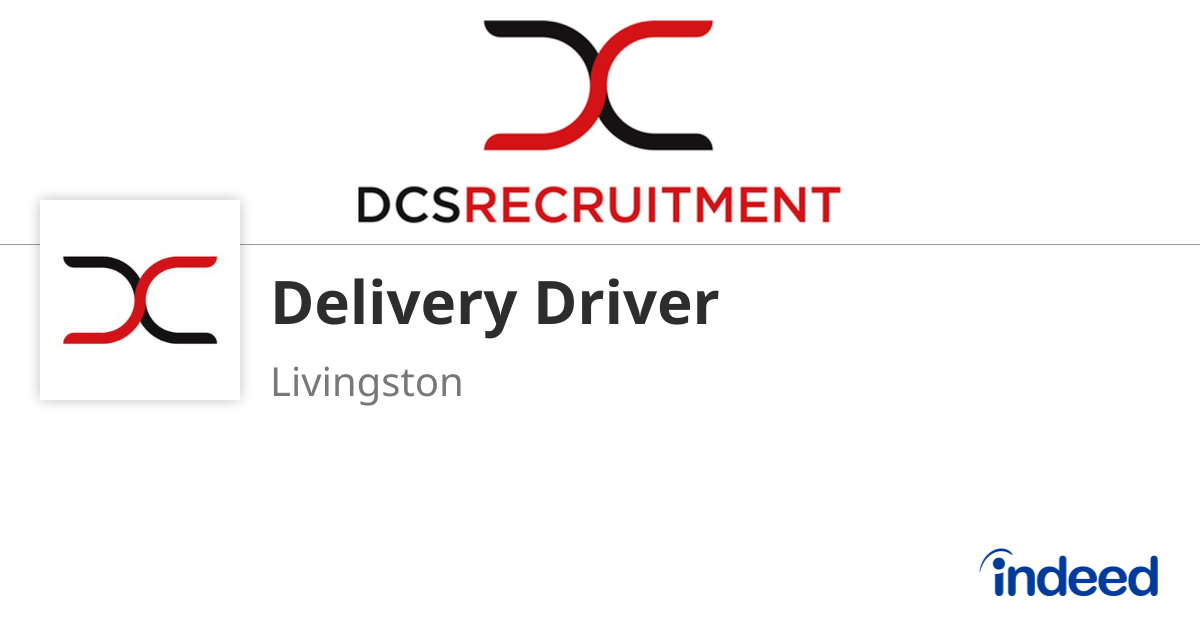 Delivery Driver - Livingston - Indeed.com