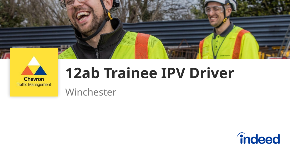 12ab Trainee IPV Driver - Winchester SO21 1RD - Indeed.com