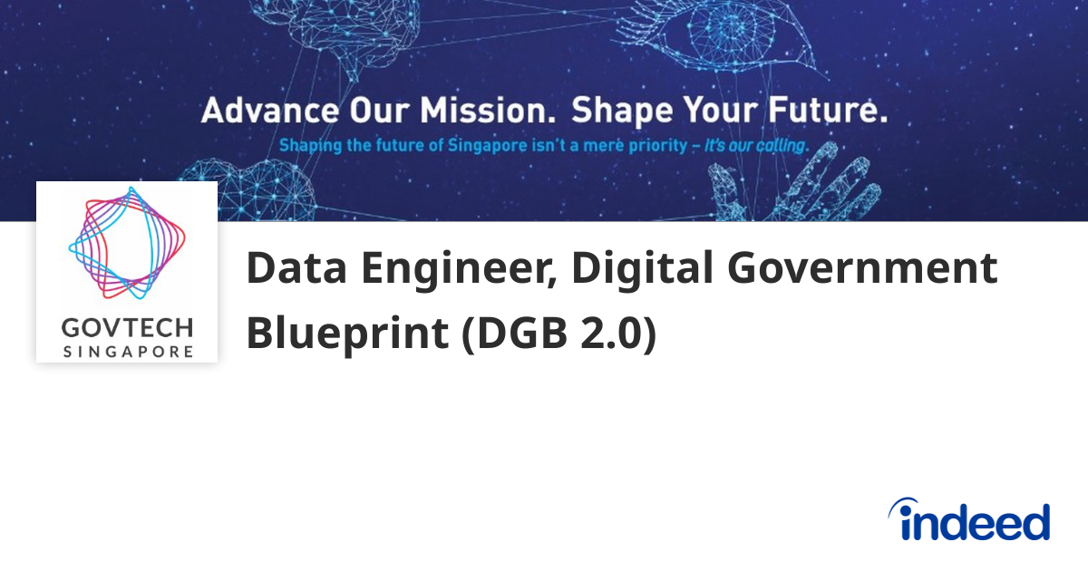 Data Engineer, Digital Government Blueprint (DGB 2.0) - Singapore ...