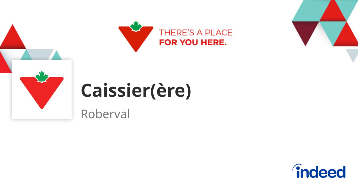 Caissier(ère) - Roberval, QC G8H 3G3 - Indeed.com