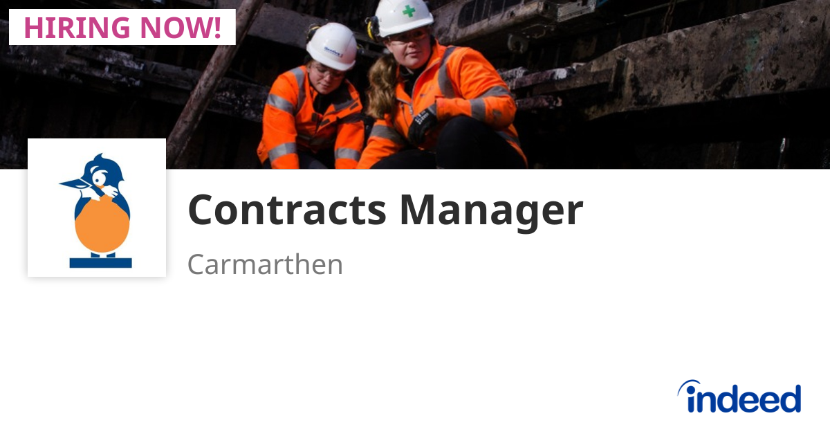 Contracts Manager - Carmarthen SA31 2NF - Indeed.com