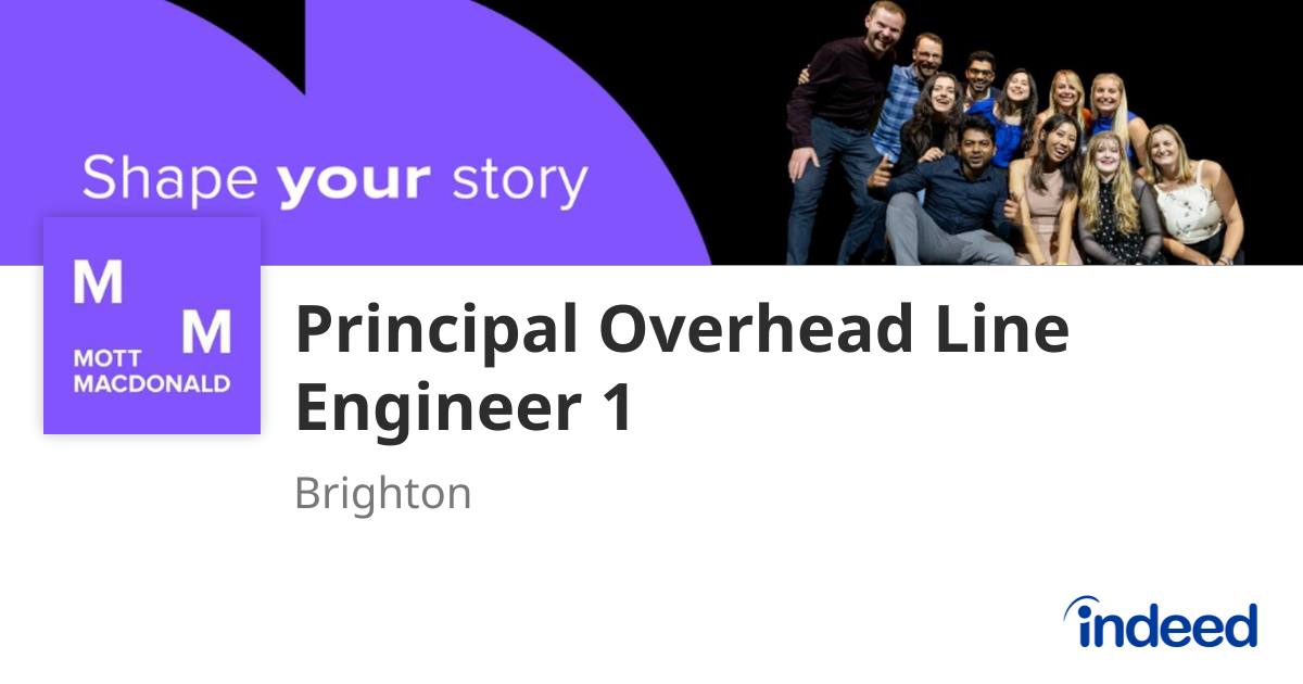 Principal Overhead Line Engineer 1 - Brighton - Indeed.com