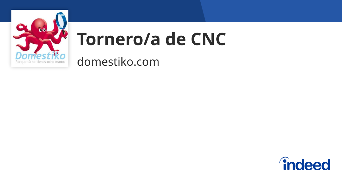 Tornero/a de CNC - Oquendo, Álava provincia - Indeed.com