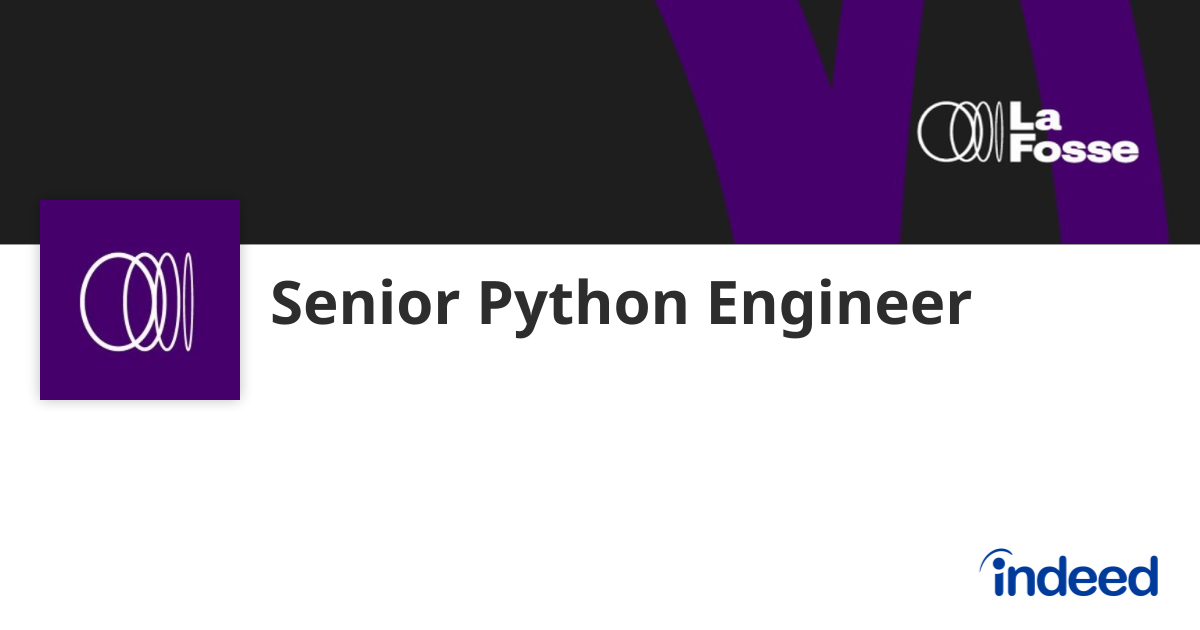 Senior Python Engineer - United Kingdom - Indeed.com