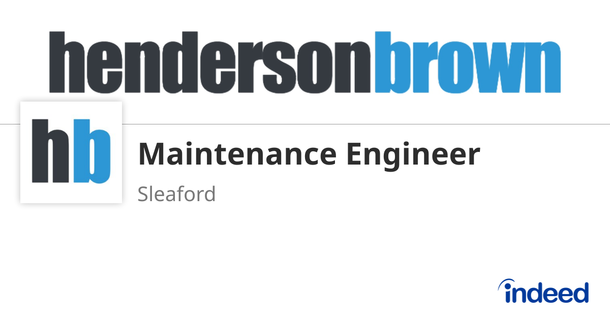 Maintenance Engineer - Sleaford - Indeed.com