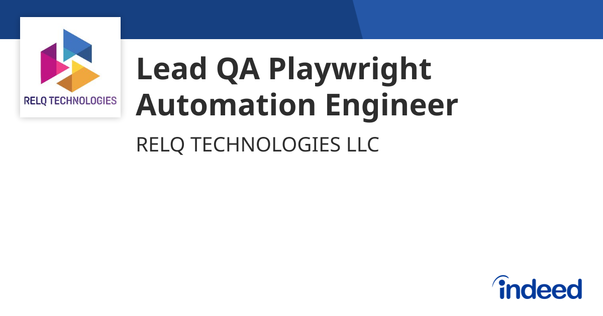 Lead QA Playwright Automation Engineer - Abra - Indeed.com