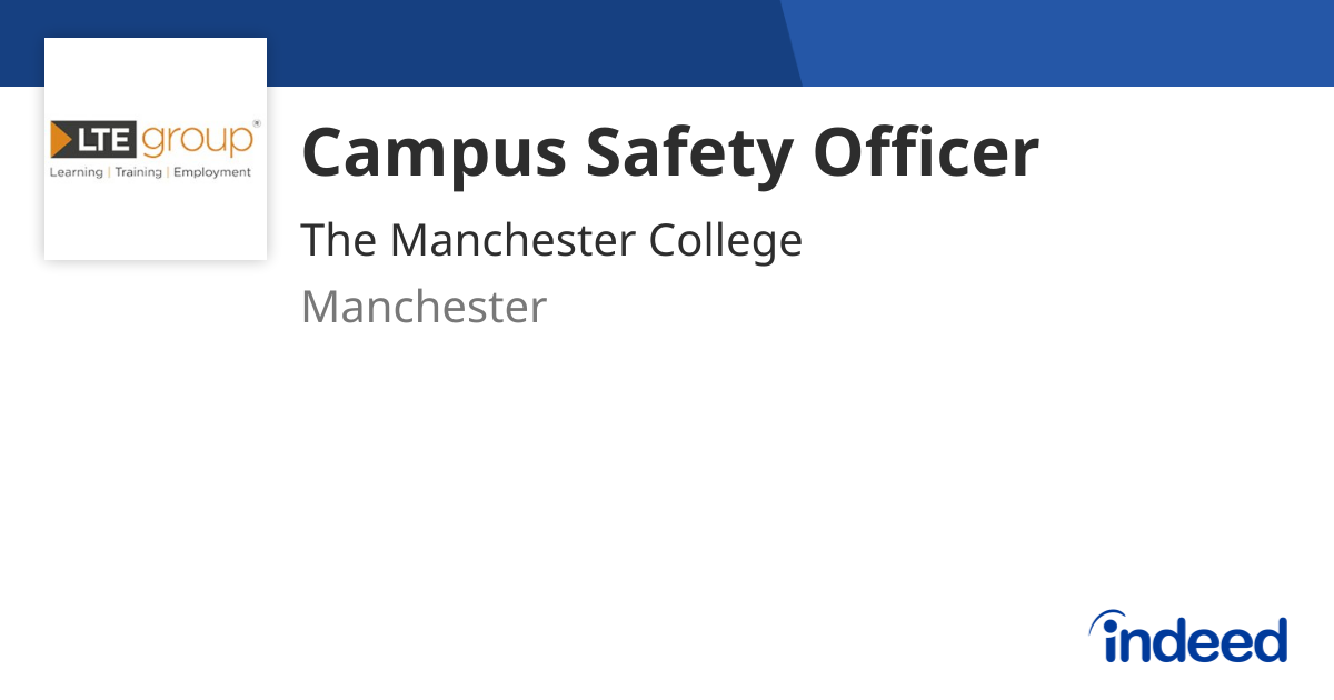 Campus Safety Officer - Manchester - Indeed.com