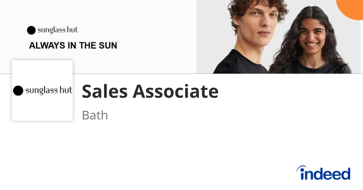 Sales Associate - Bath BA1 1AQ - Indeed.com