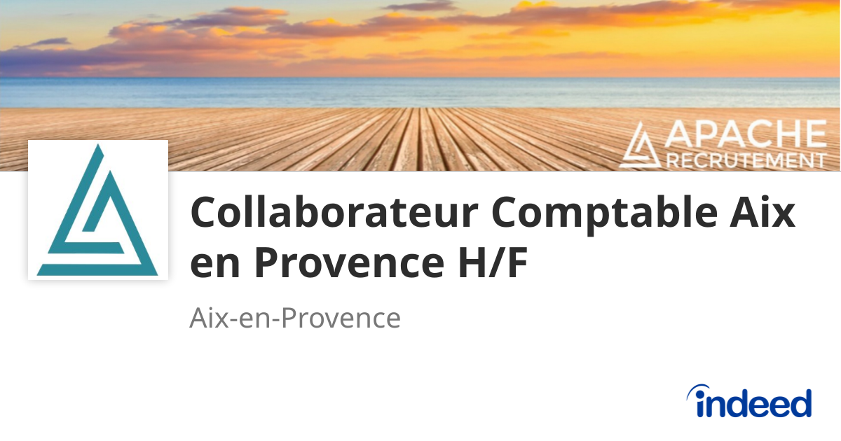 Collaborateur Comptable Aix en Provence H/F - 13080 Aix-en-Provence - Indeed.com