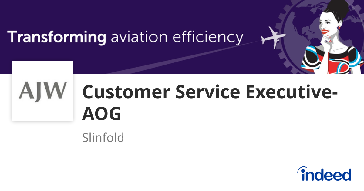 Customer Service Executive- AOG - Slinfold RH13 0AS - Indeed.com