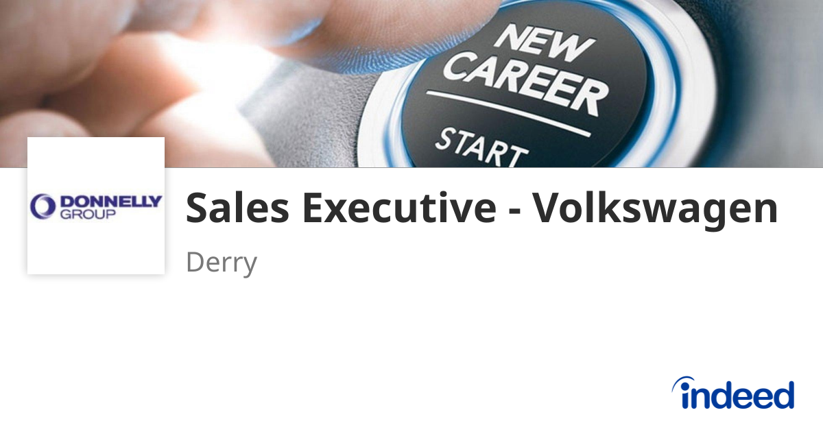 Volkswagen Sales Executive - Derry - Indeed.com