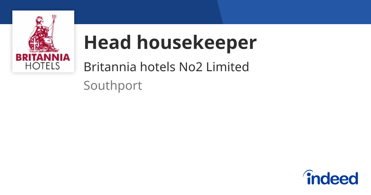 Head housekeeper - Southport PR8 1JS - Indeed.com