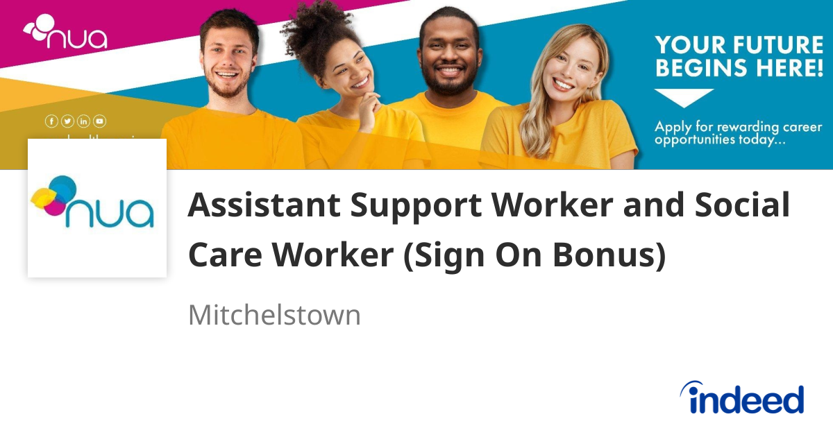 Assistant Support Worker and Social Care Worker (Sign On Bonus ...