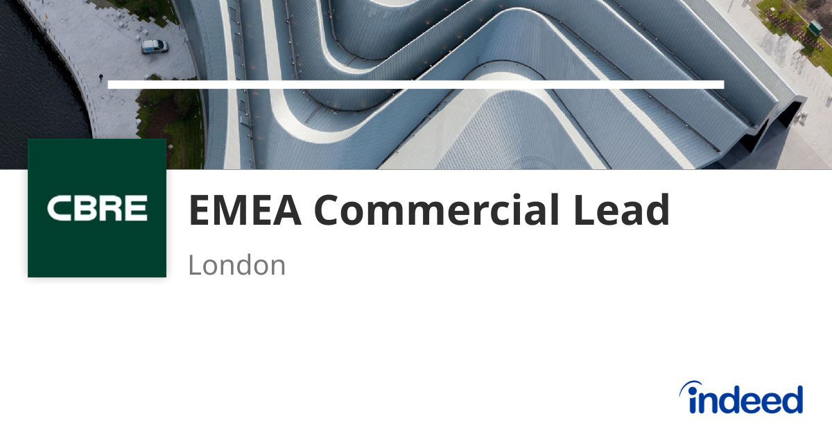 EMEA Commercial Lead - London - Indeed.com