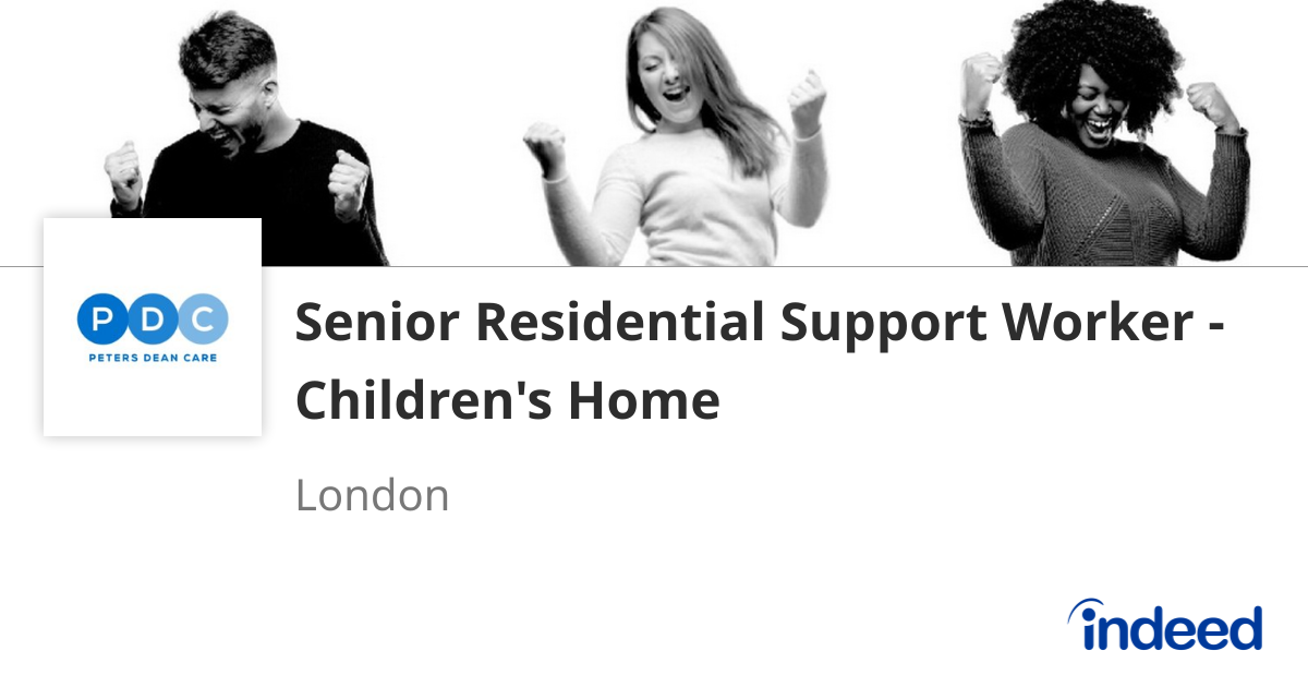 Senior Residential Support Worker - Children's Home - London N11 ...