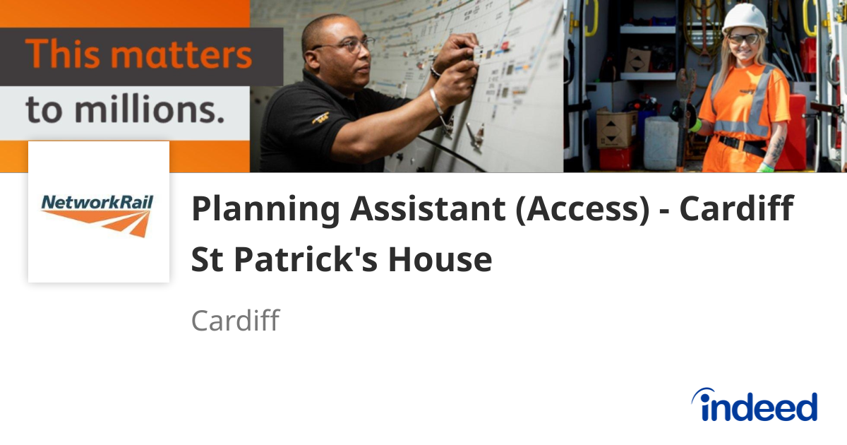 Planning Assistant (Access) - Cardiff St Patrick's House - Cardiff CF10 ...