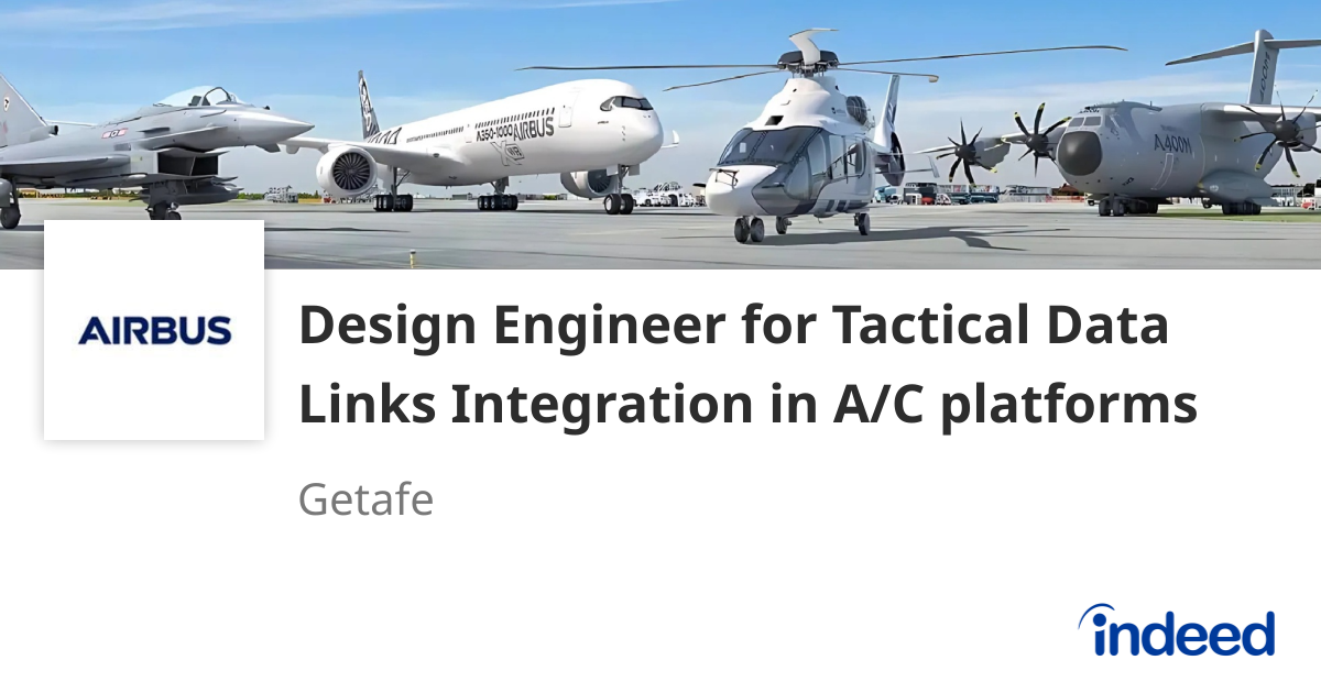 Design Engineer for Tactical Data Links Integration in A/C platforms ...