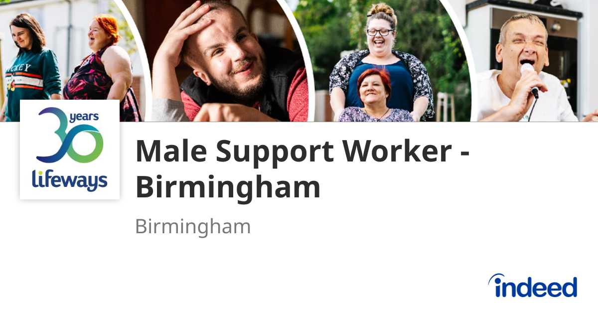 Male Support Worker - Birmingham - Birmingham B45 0DT - Indeed.com