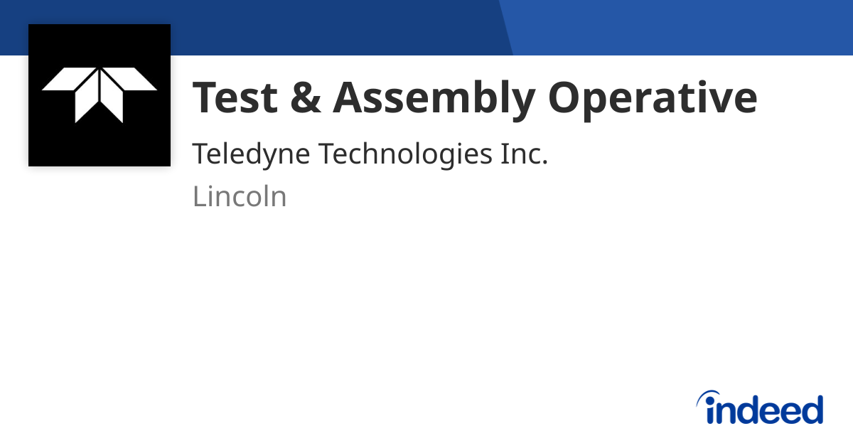 Electronics Manufacturing Technician - Lincoln - Indeed.com