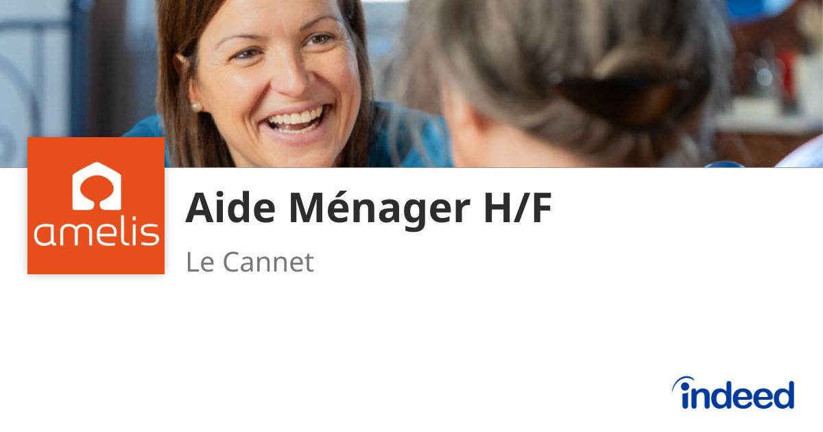 Aide Ménager H/F - 06110 Le Cannet - Indeed.com