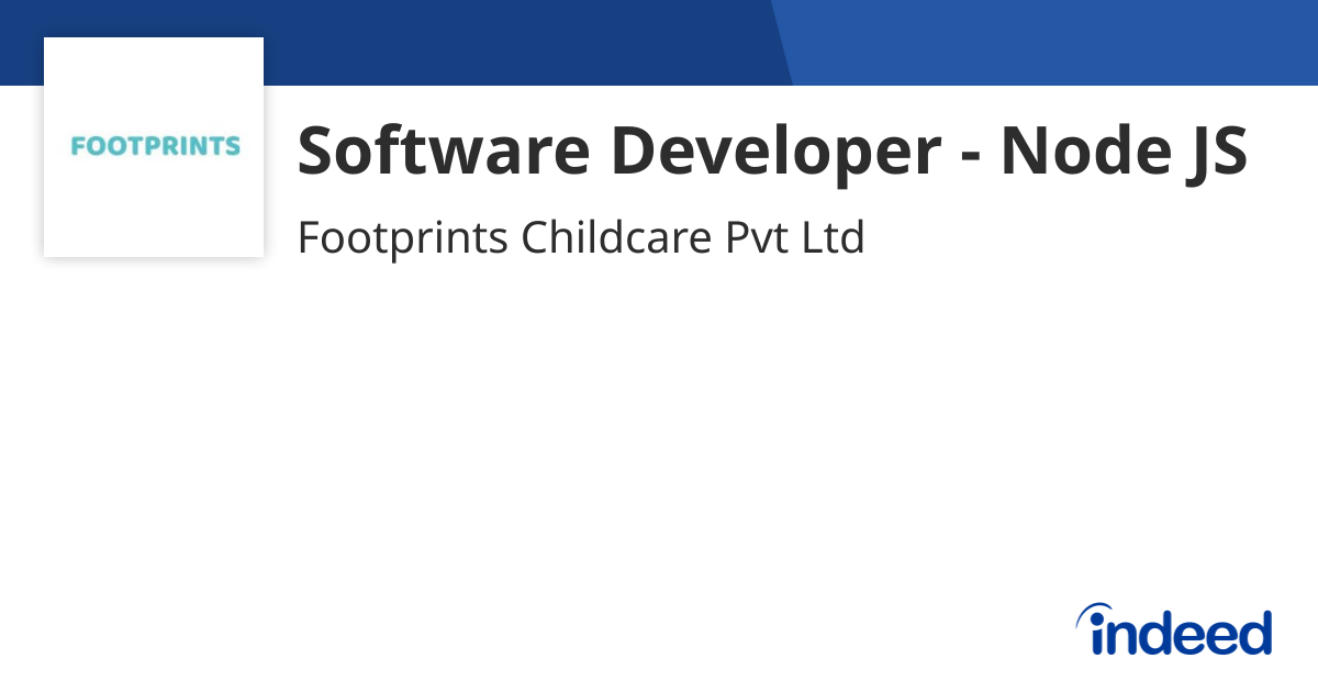 Software Developer - Node JS - Noida, Uttar Pradesh - Indeed.com