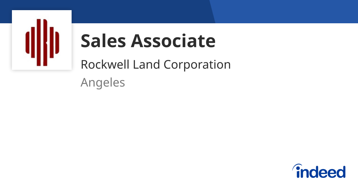 Sales Associate - Angeles 2009 P03 - Indeed.com