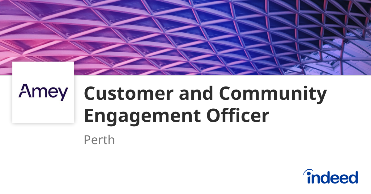Customer and Community Engagement Officer - Perth PH2 7XZ - Indeed.com