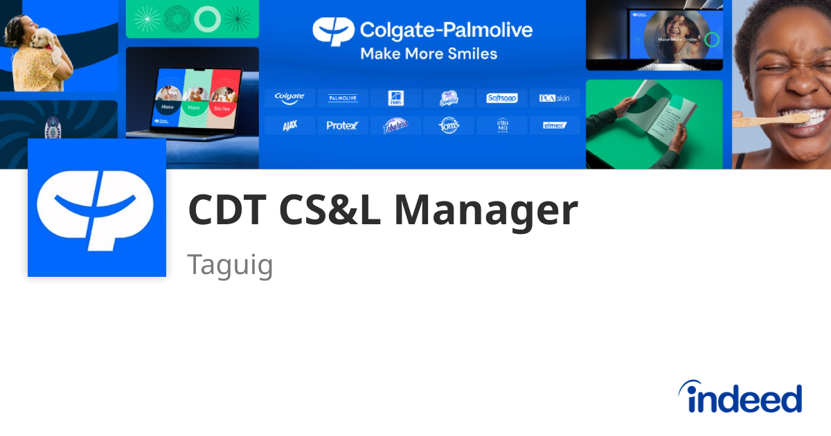 CDT CS&L Manager - Taguig - Indeed.com