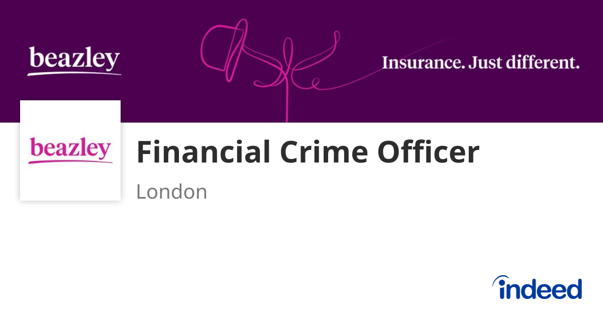 Financial Crime Officer - London EC2N - Indeed.com
