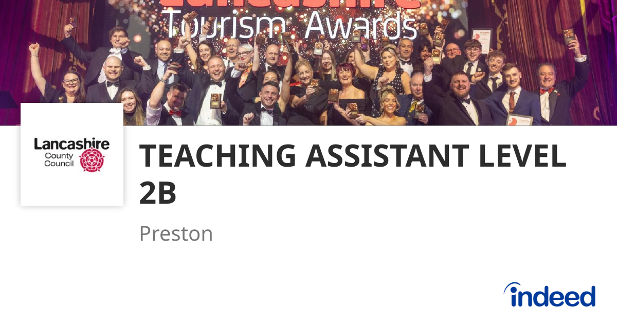 TEACHING ASSISTANT LEVEL 2B - Preston PR1 6AU - Indeed.com