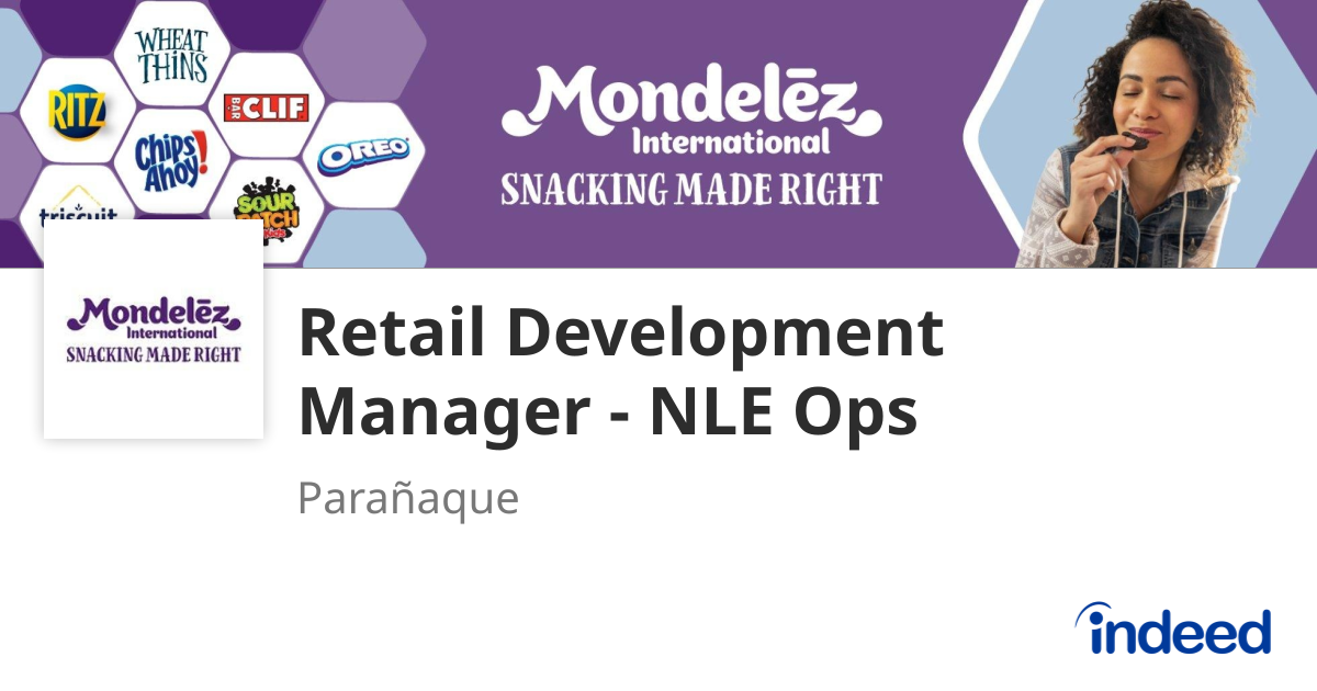 Retail Development Manager - NLE Ops - Parañaque - Indeed.com