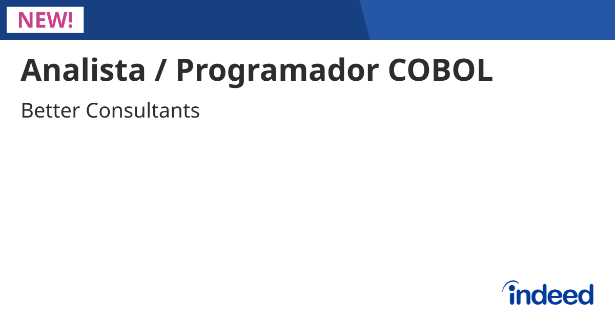 Analista / Programador COBOL - España - Indeed.com