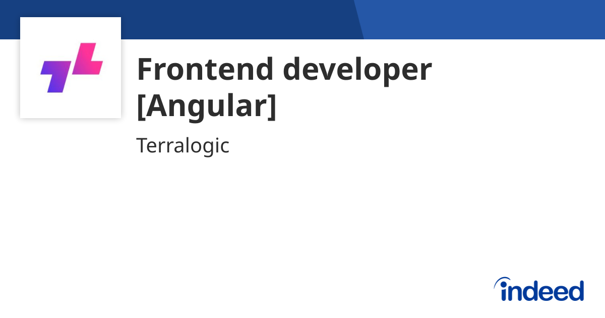 Frontend developer [Angular] - Hyderabad, Telangana - Indeed.com