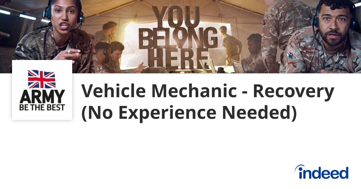 Vehicle Mechanic - Recovery (No Experience Needed) - United Kingdom ...