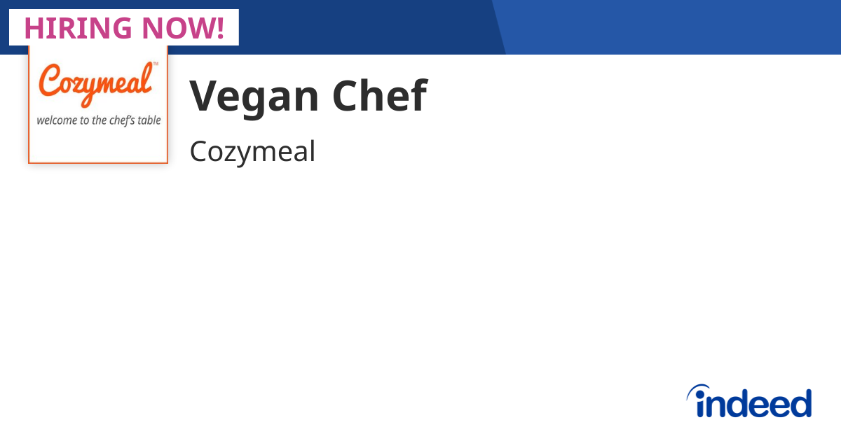 Vegan Chef - Hong Kong - Indeed.com