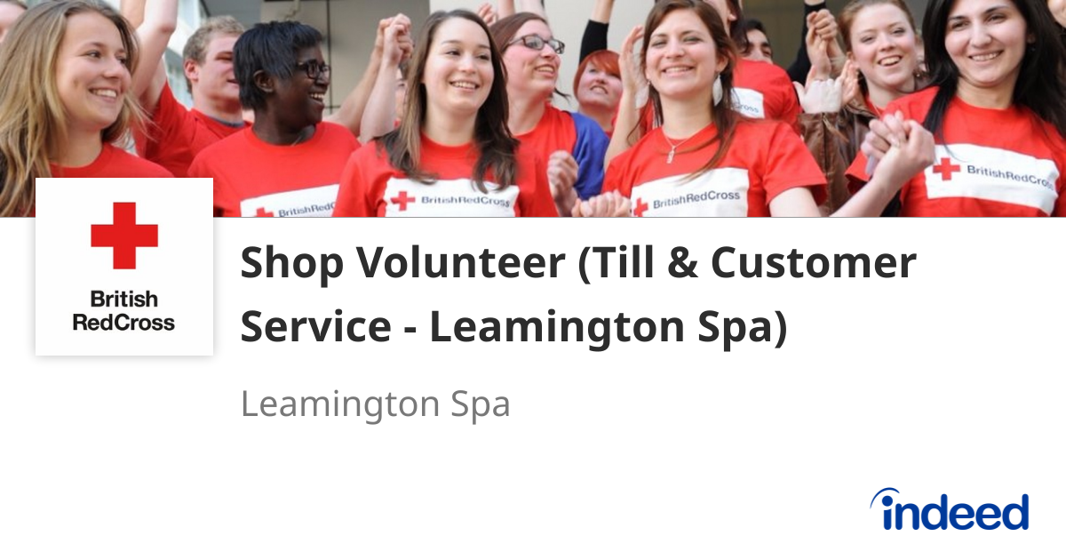 Shop Volunteer (Till & Customer Service - Leamington Spa) - Leamington ...