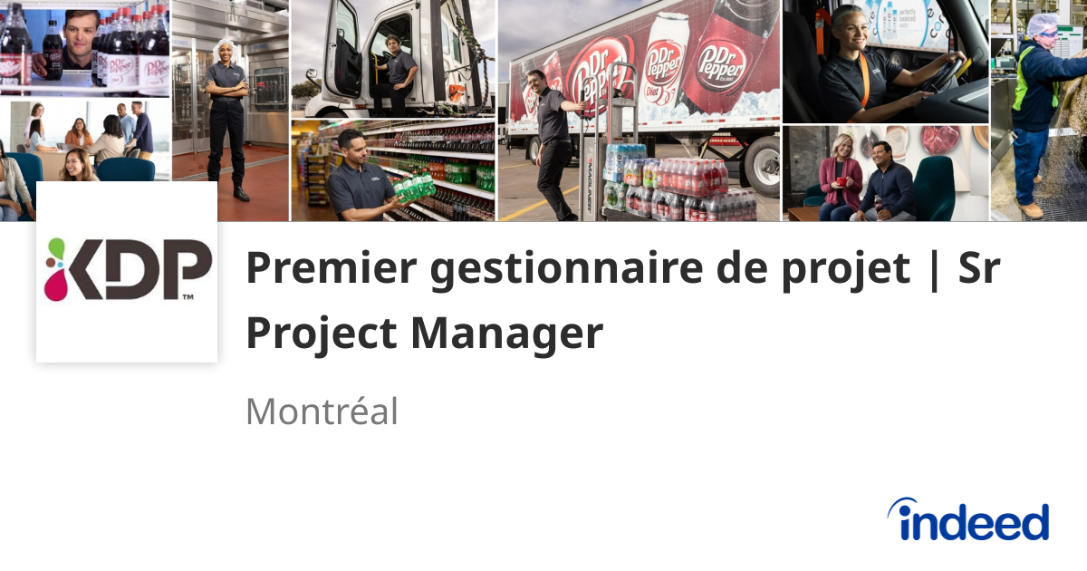 Premier gestionnaire de projet | Sr Project Manager - Montréal, QC ...