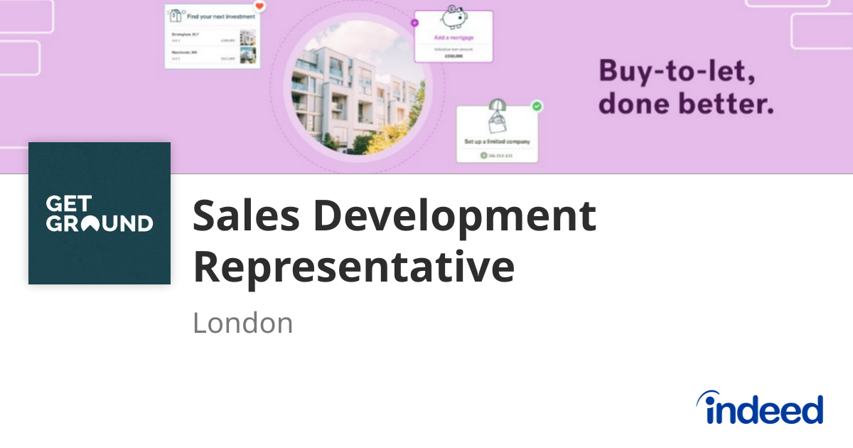 Sales Development Representative - London - Indeed.com
