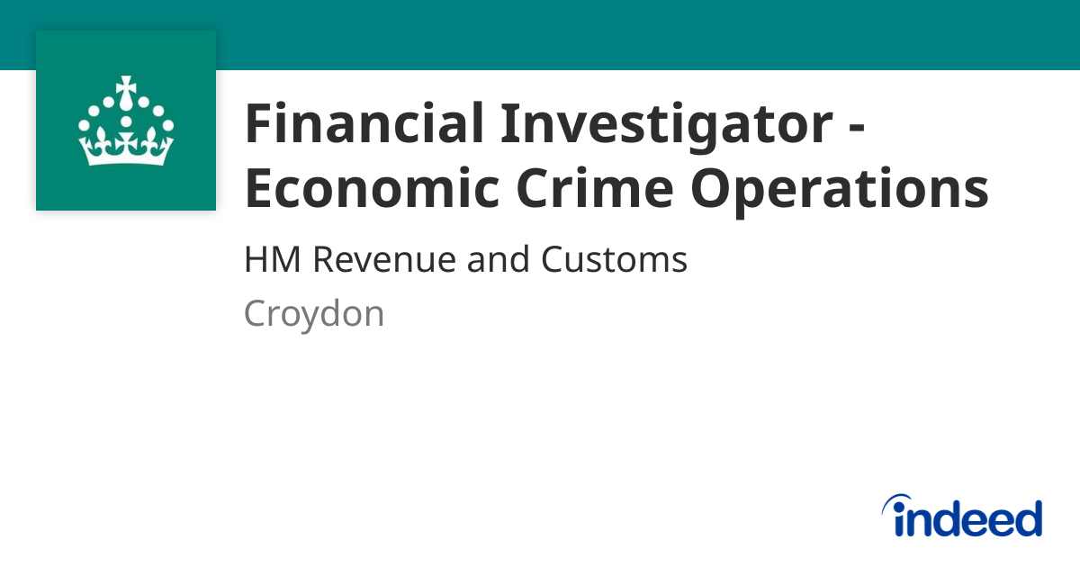 Financial Investigator - Economic Crime Operations - Croydon - Indeed.com