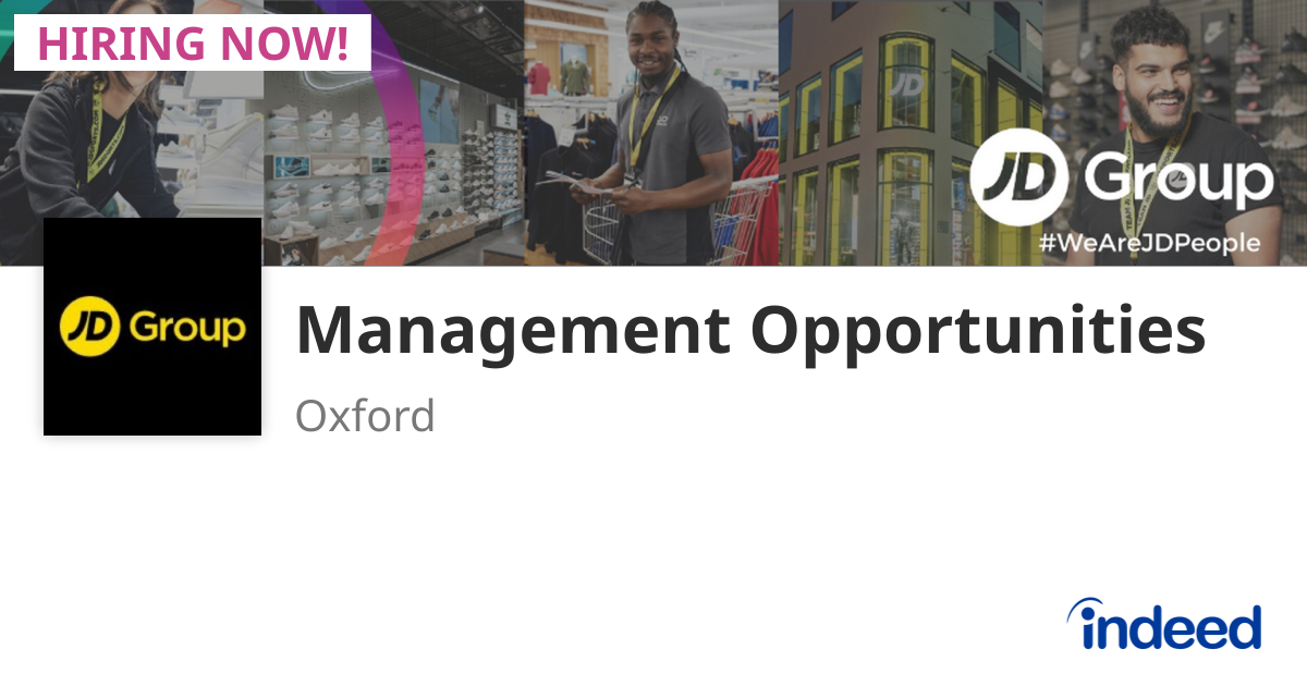 Management Opportunities - Oxford OX1 1AN - Indeed.com
