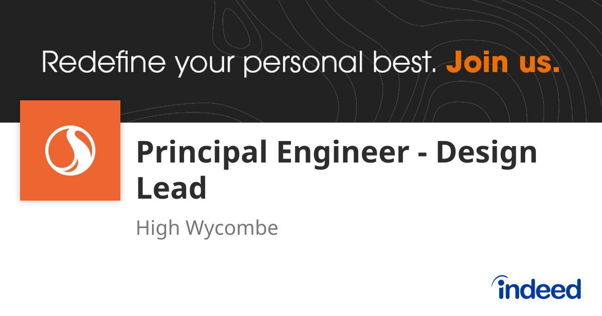 Principal Engineer - Design Lead - High Wycombe - Indeed.com