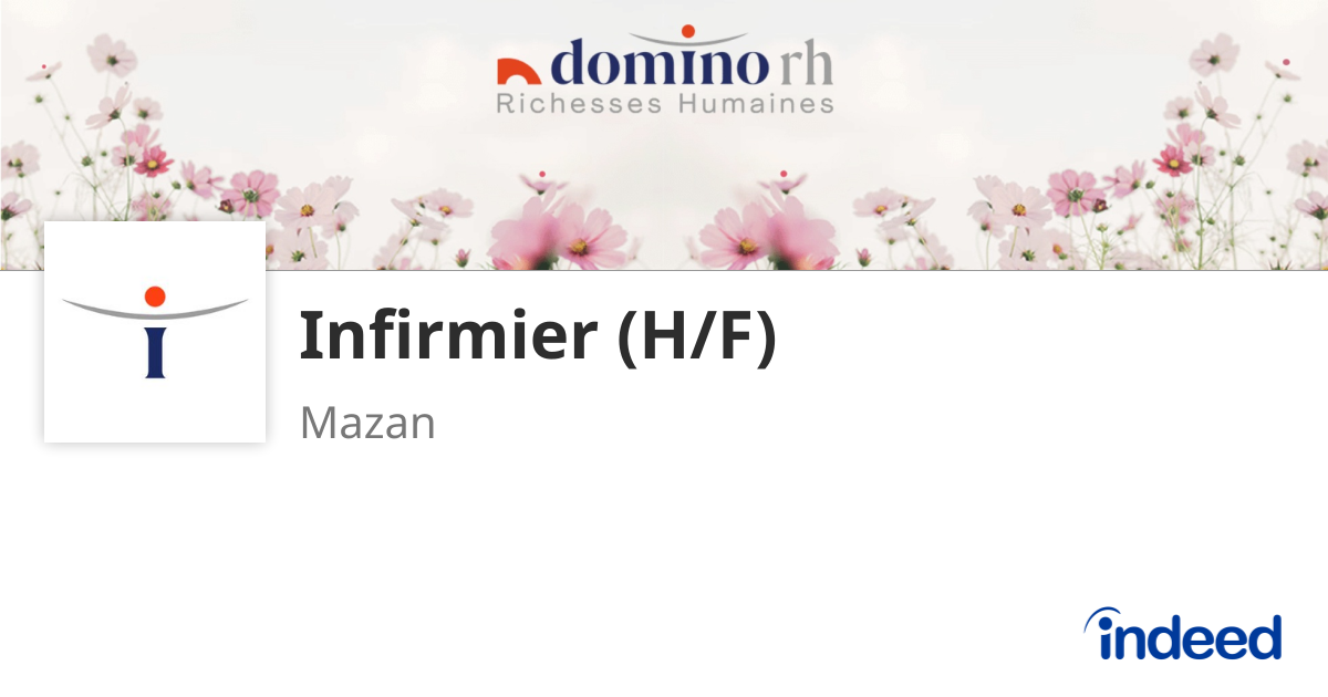 Infirmier (H/F) - 84380 Mazan - Indeed.com