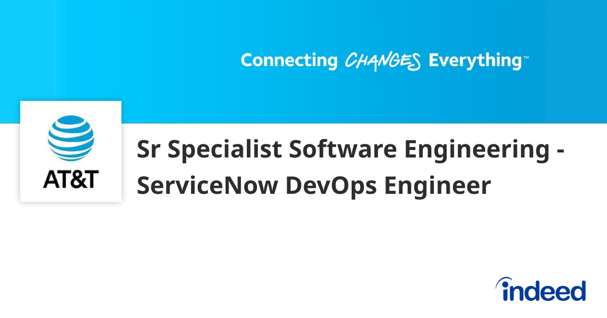 Sr Specialist Software Engineering - ServiceNow DevOps Engineer - Hyderabad, Telangana - Indeed.com