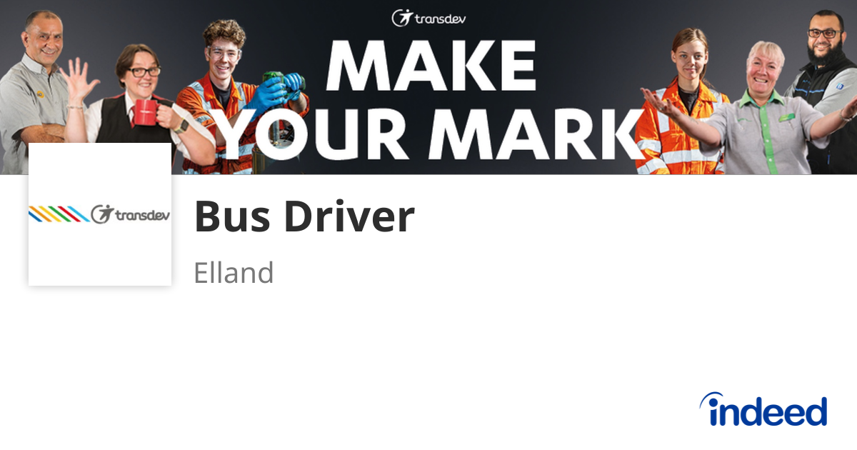 Bus Driver - Elland - Indeed.com