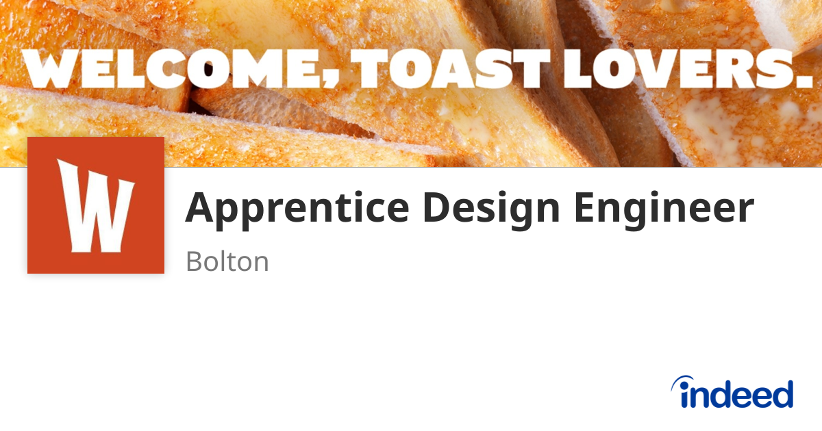 Apprentice Design Engineer - Bolton - Indeed.com