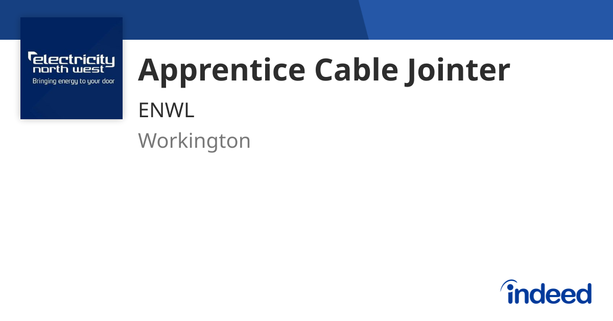 Apprentice Cable Jointer - Workington CA14 4PW - Indeed.com