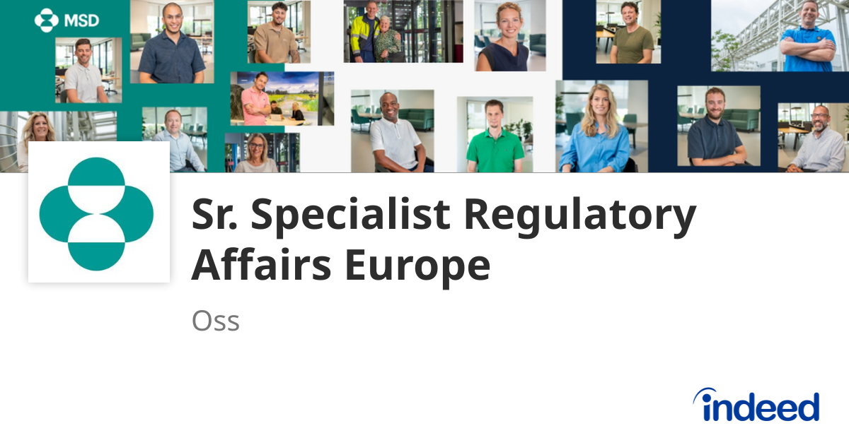 Sr. Specialist Regulatory Affairs Europe - Brussels - Indeed.com