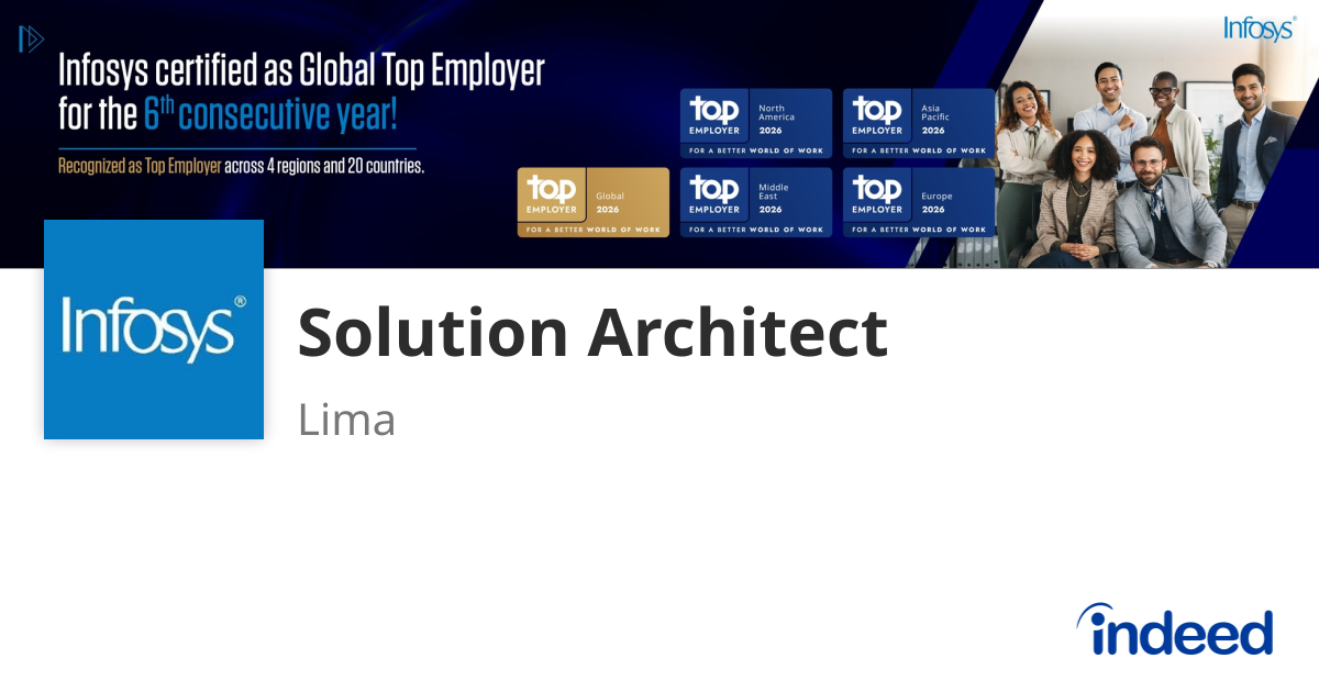Solution Architect - Lima, Lima - Indeed.com