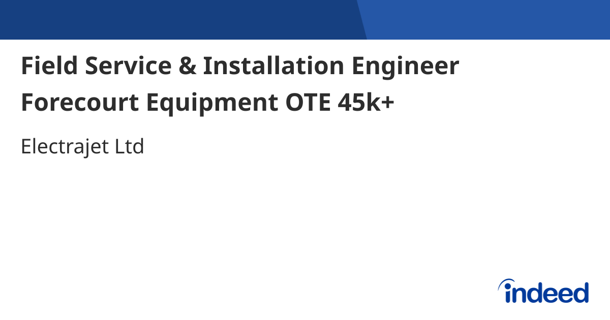 Field Service Engineer - Scotland - Indeed.com