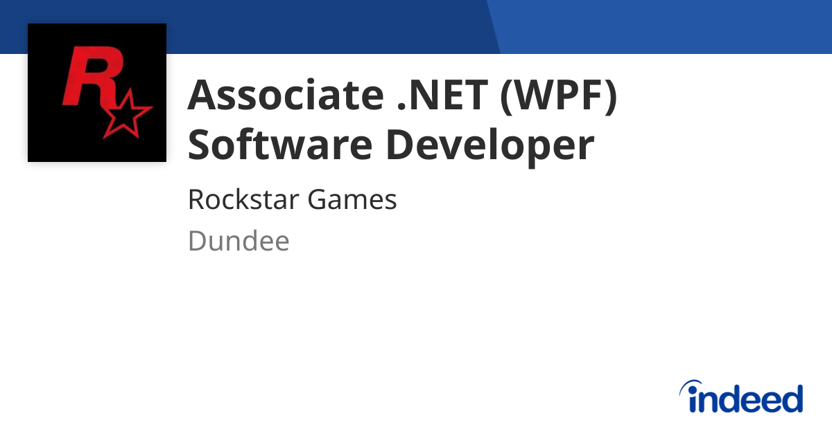 Associate .NET (WPF) Software Developer - Dundee - Indeed.com